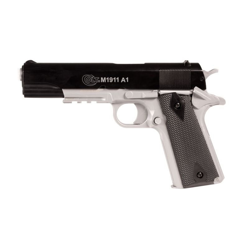 CYBERGUN - Spring Colt 1911 DualTone BlackSilver Metal Slide – Go4 Sports